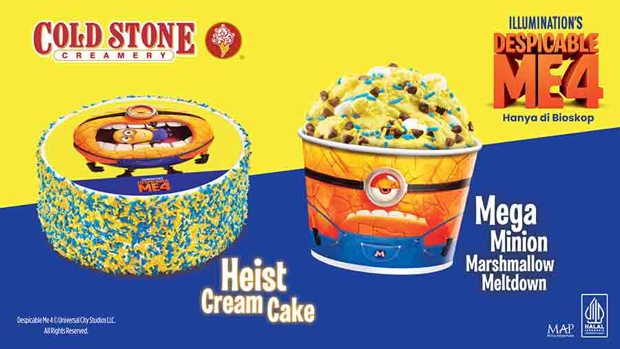 Kolaborasi Cold Stone & Despicable Me 4 Berikan Produk Eksklusif ...